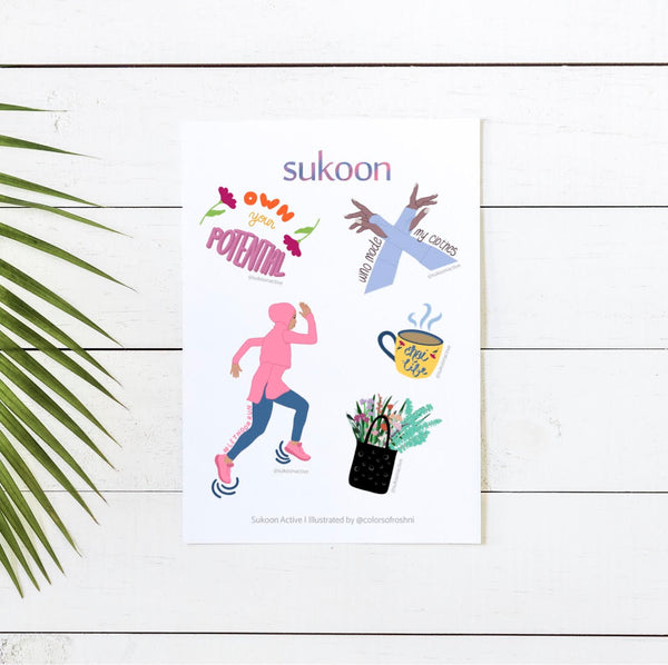 HAWA Stickers – Sukoon Active